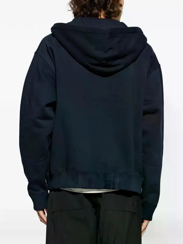JIL SANDER Zip-up Hoodie - Blue