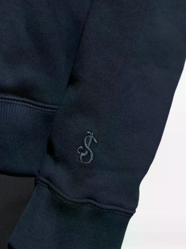 JIL SANDER Zip-up Hoodie - Blue