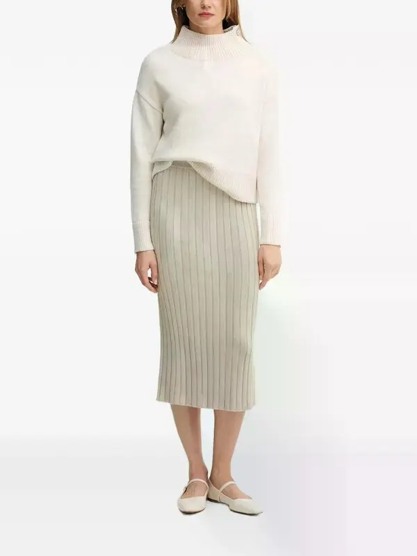 OUI Embellished High-neck Jumper