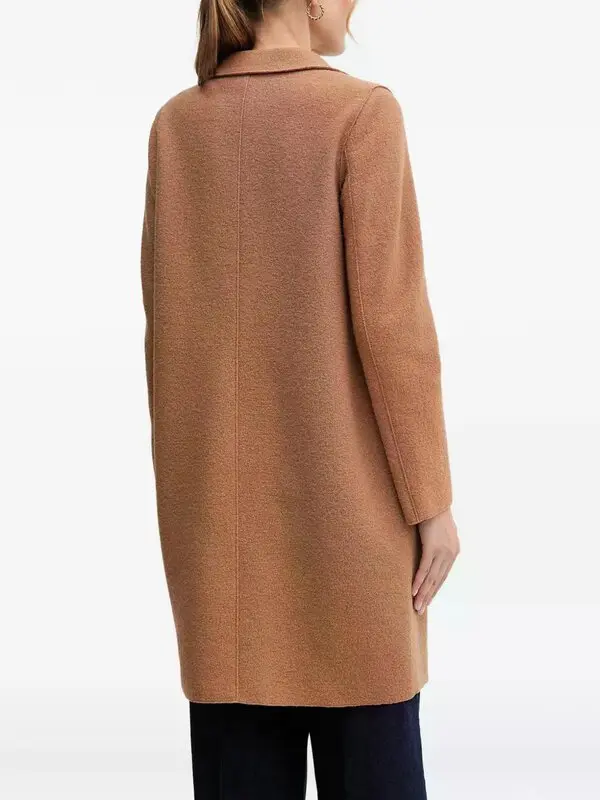OUI Single-breasted Coat - Brown