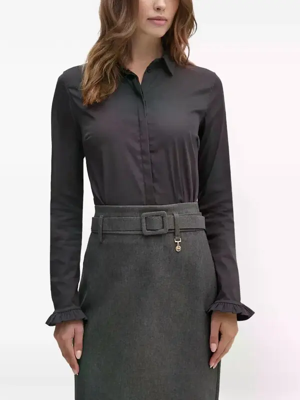 MOS MOSH Mattie Ruffled-cuff Shirt