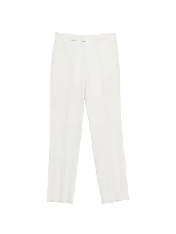 LARDINI Flat Front Trousers