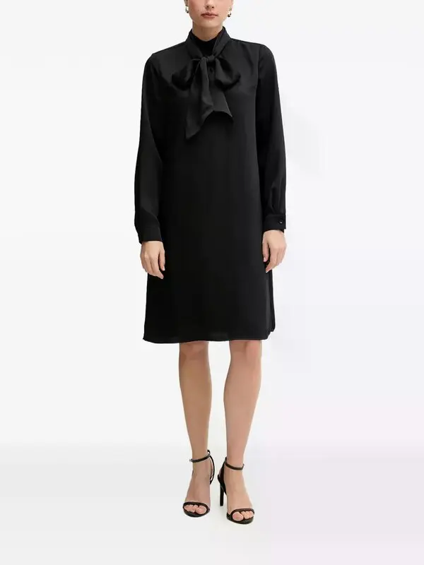 MARC AUREL Bow Midi Dress