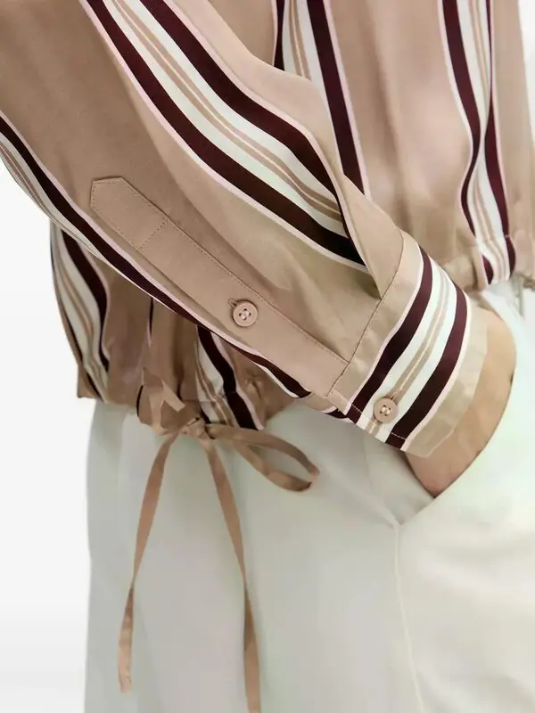 MARC AUREL Striped Button-up Shirt