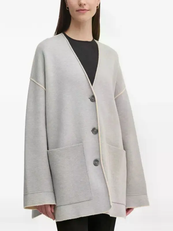 OUI Patch Pocket Cardigan