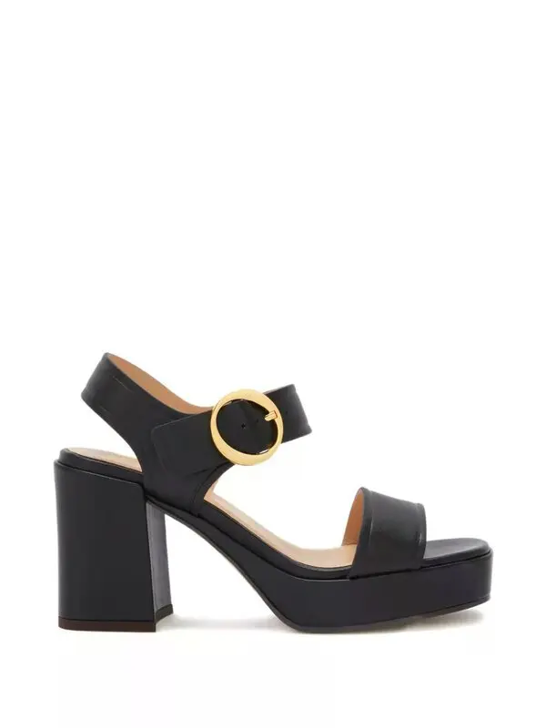 ODISSI Brianne Platform Sandals - Black