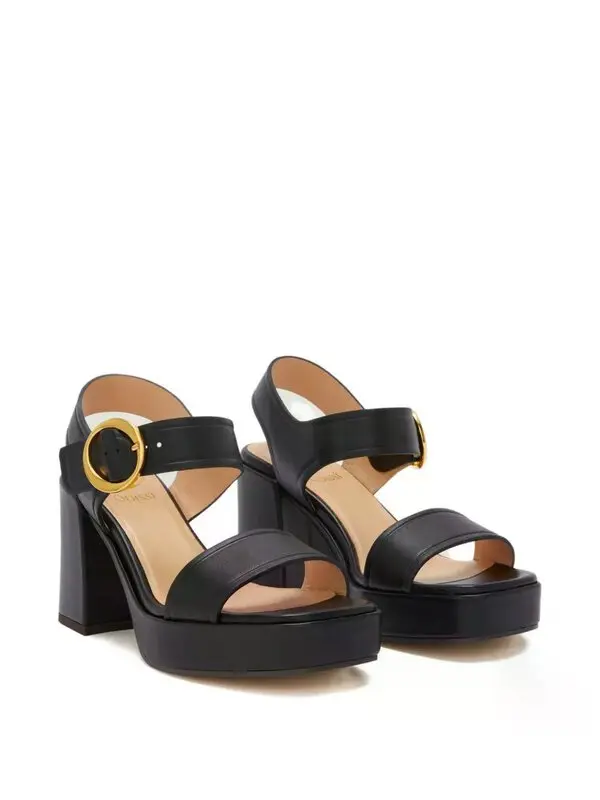 ODISSI Brianne Platform Sandals - Black