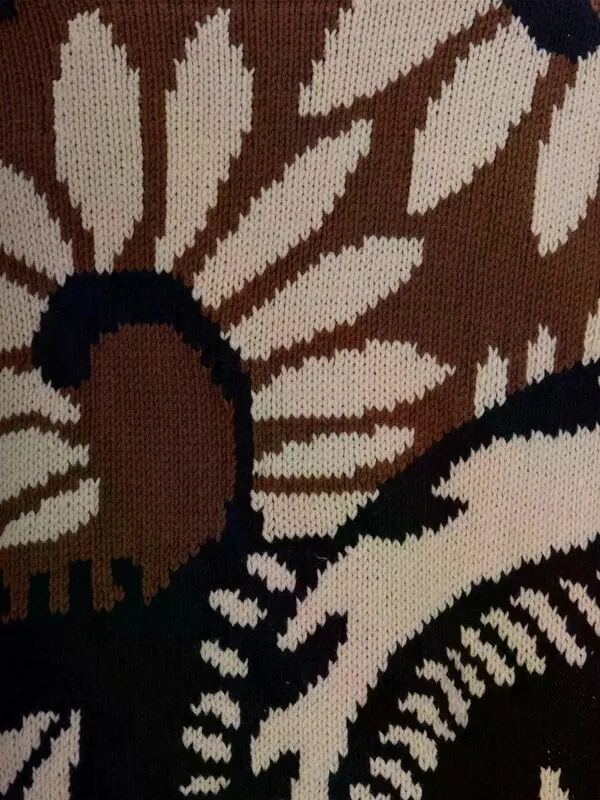 Max Mara Patterned-jacquard Sweater