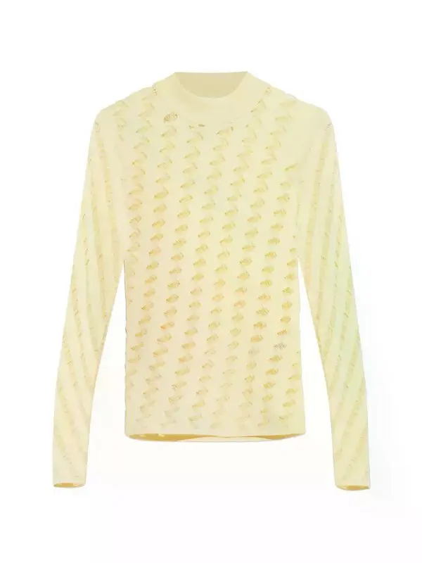 IRO PARIS Aliona Zigzag-pattern Top - Yellow