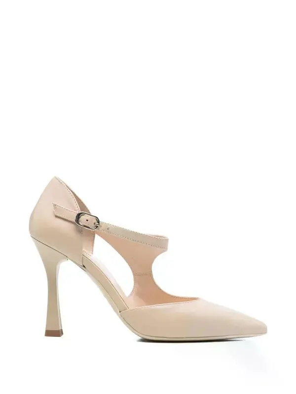 NEROGIARDINI Buckle-strap Pumps - Neutrals