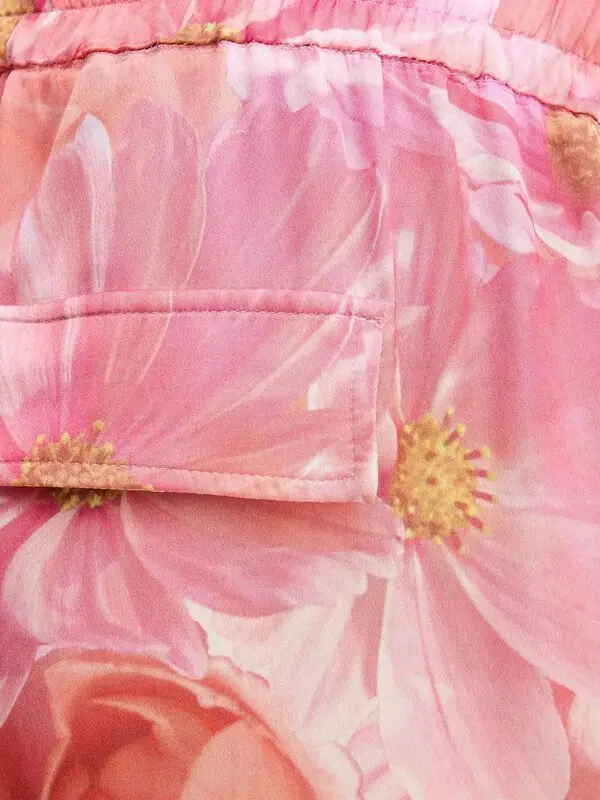 MARC AUREL Floral-print Trousers