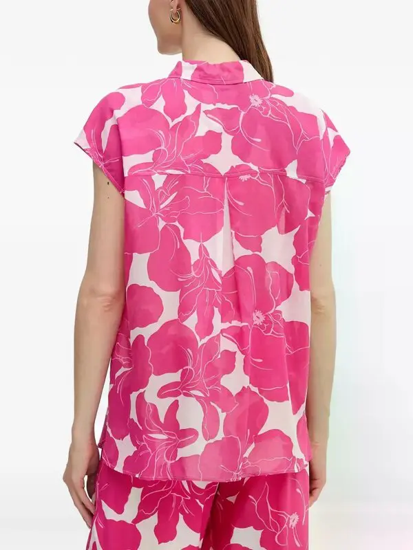 MARC AUREL Floral Print Shirt