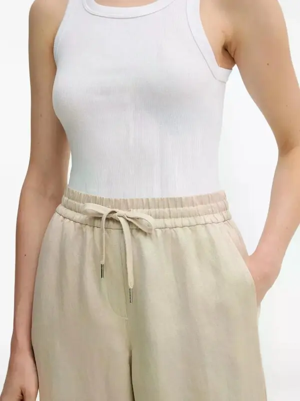MARC AUREL Wide Leg Drawstring Trousers