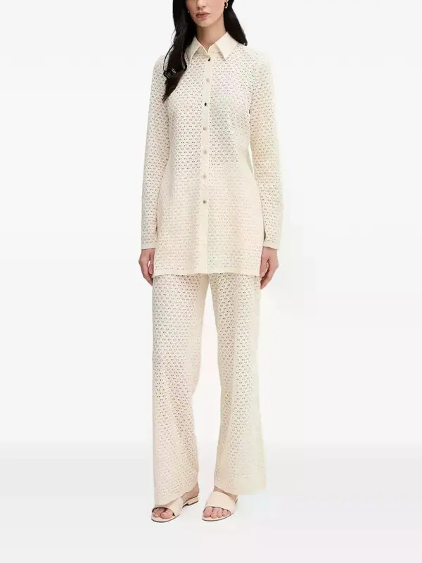 MARC AUREL Pierced Button Shirt
