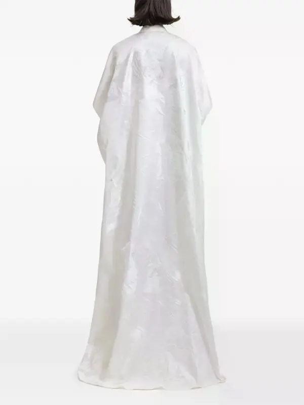 GEMY MAALOUF Open Floor-length Kaftan With High Neck