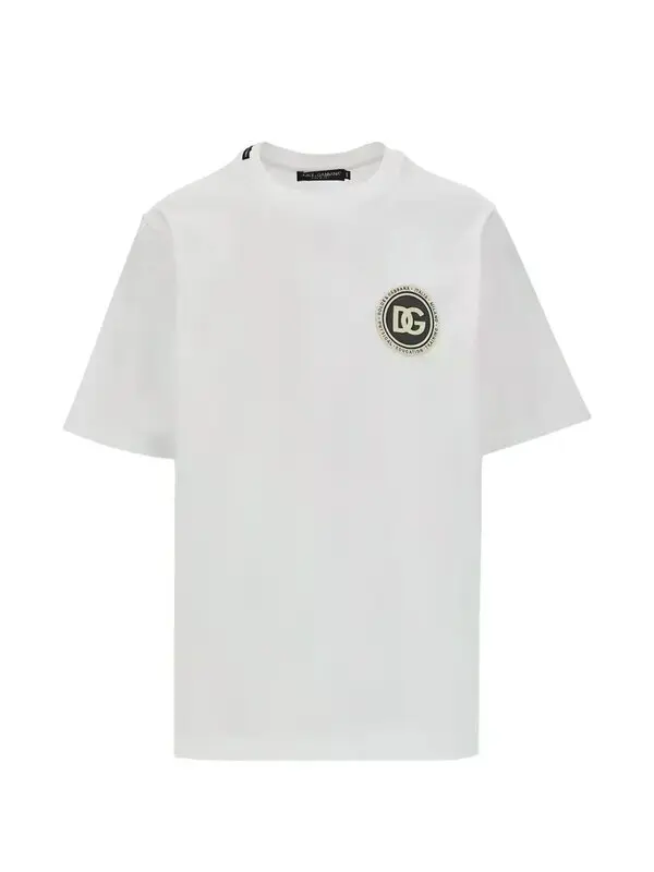 Dolce & Gabbana Logo Appliqué T-shirt