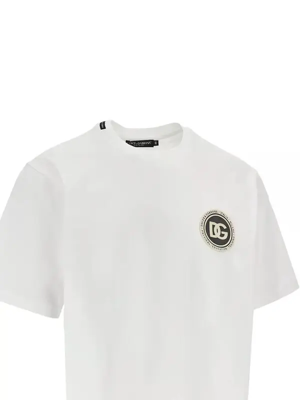 Dolce & Gabbana Logo Appliqué T-shirt