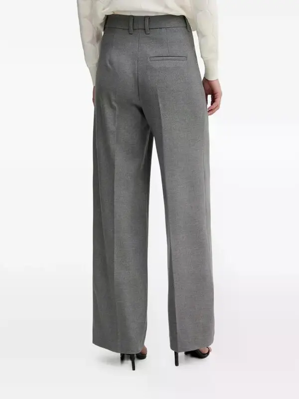 OUI Pleated Wide Leg Trousers
