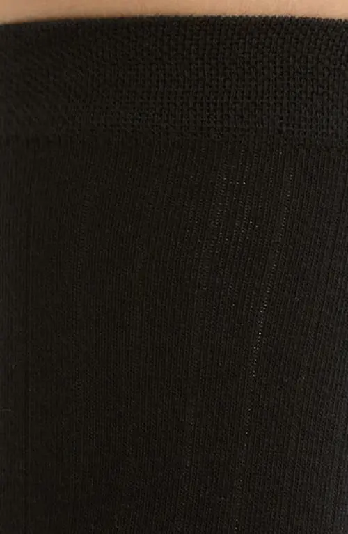 Nordstrom Ribbed Dress Socks - Black
