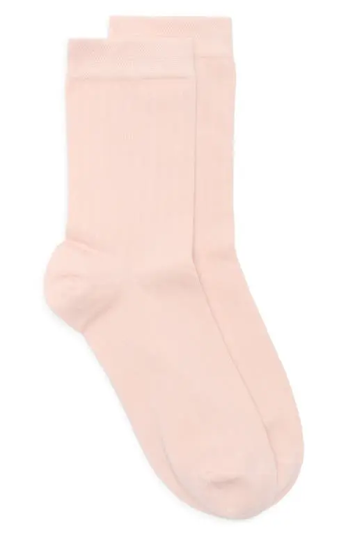 Nordstrom Ribbed Dress Socks - Pink Wisp