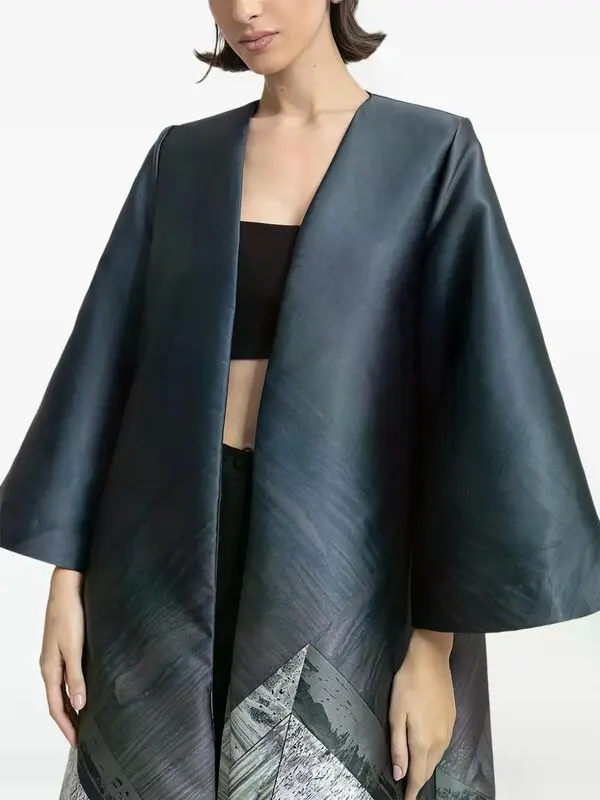 GEMY MAALOUF Structured Geometric Cape