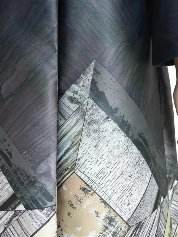 GEMY MAALOUF Structured Geometric Cape