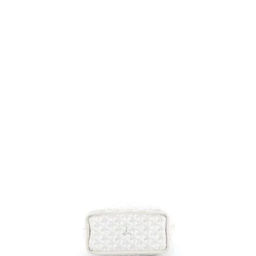 Goyard Anjou Reversible Tote Coated Canvas Mini - White