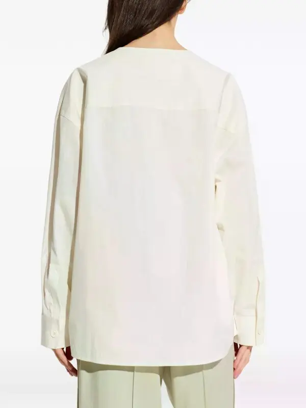 JIL SANDER Chest-pocket Buttoned Shirt - Neutrals