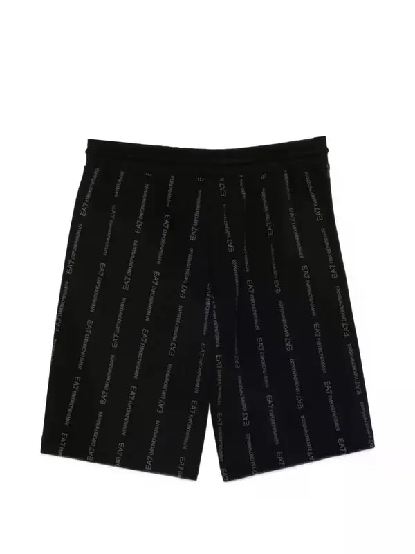 EA7 Logo-print Shorts