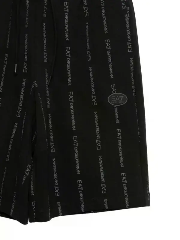 EA7 Logo-print Shorts