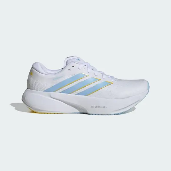 Adidas Supernova Rise 3 Running Shoes - Cloud White / Glow Blue / Yellow