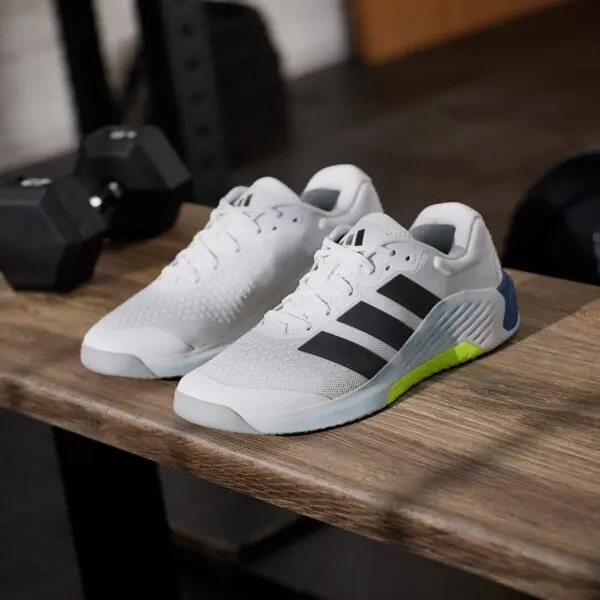 Adidas Dropset 4 Training Sneakers - Cloud White / Core Black / Dusky Petrol