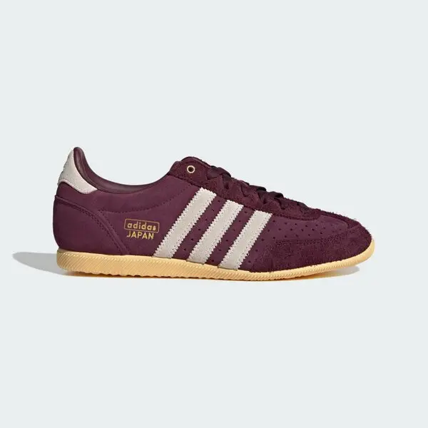 Adidas Japan Low-profile Sneakers - Maroon / Cream White / Gold Metallic