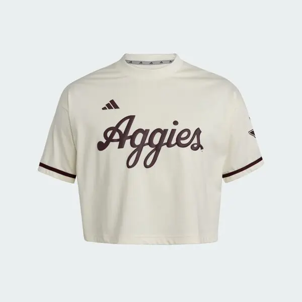Adidas Texas A&m Aggies Cropped Jersey