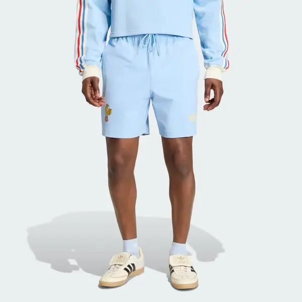 Adidas France 120y Rugby Shorts - Clear Sky
