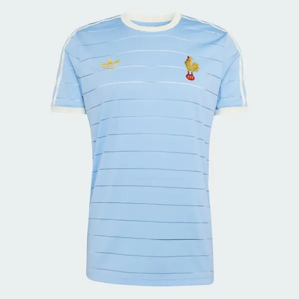 Adidas France Rugby 120 Years Crunch Tee-shirt Blue - Clear Sky