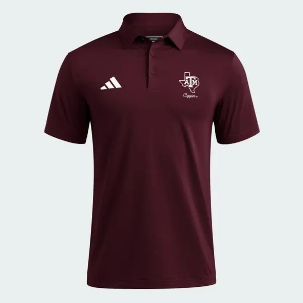Adidas Texas A&m Aggies Ultimate365 Solid Polo Shirt