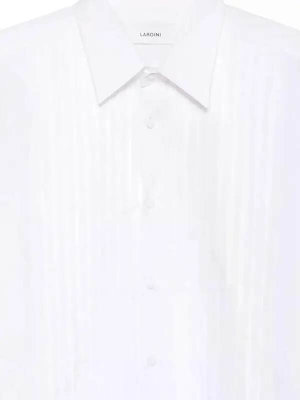 LARDINI Pleated Shirt