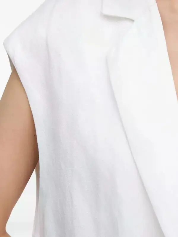 MARC AUREL Sleeveless Single-breasted Blazer