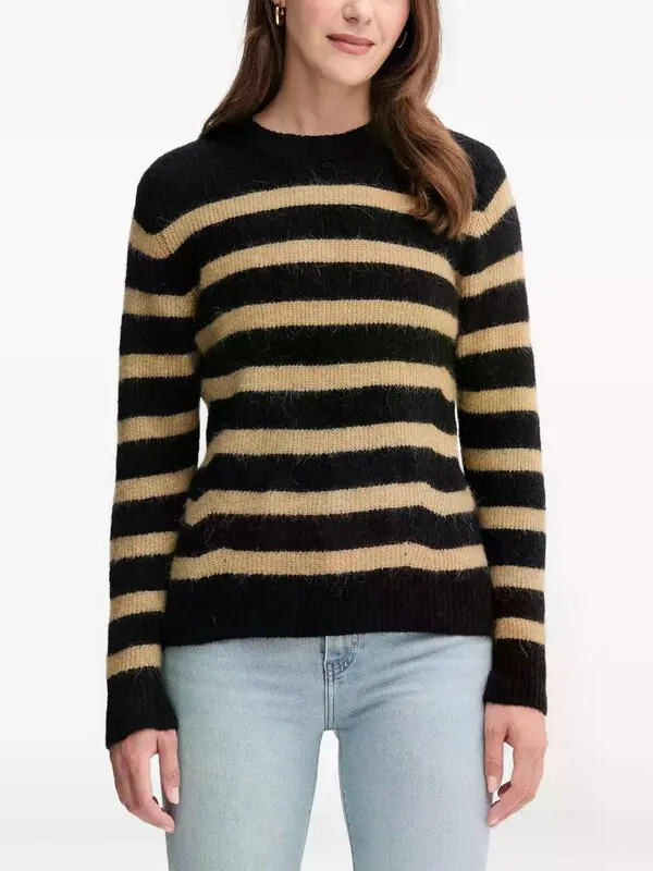 MOS MOSH Striped Pullover Sweater