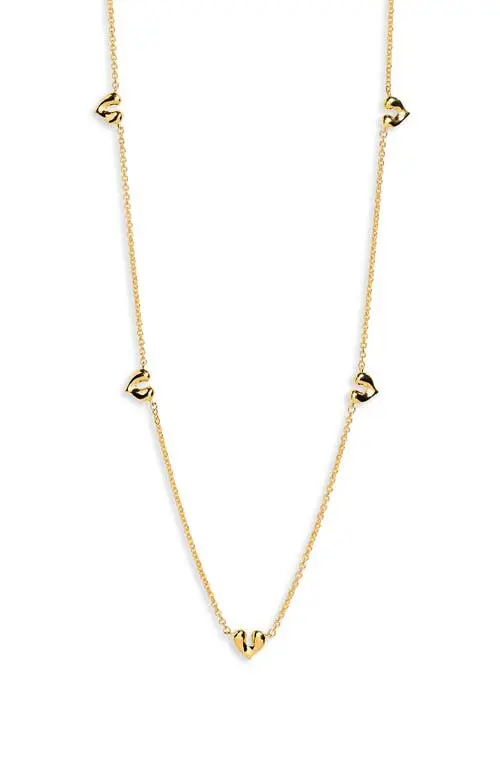 MISSOMA Molten Heart Mini Charm Choker - Gold