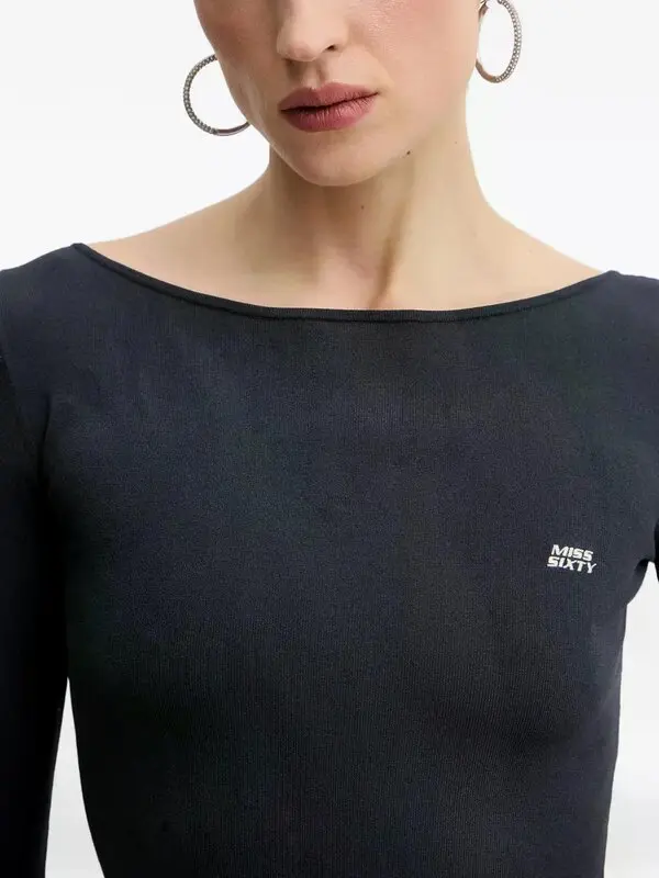 Miss Sixty Embroidered Knit Top