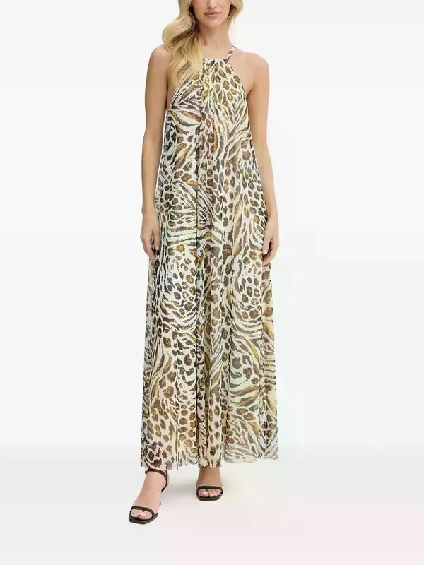 MARC AUREL Animal-print Maxi Dress