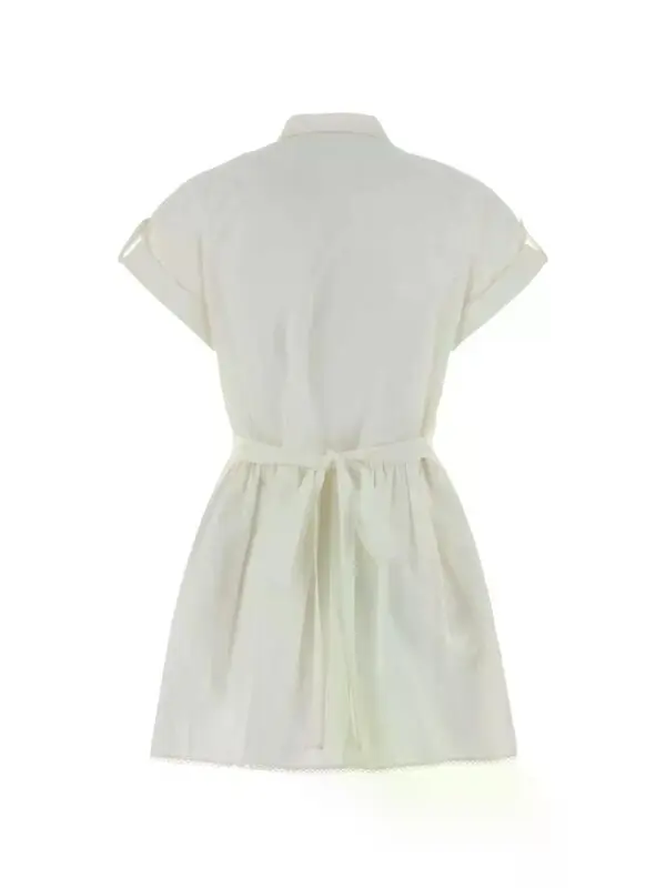 Miu Miu Slubbed Poplin Dress