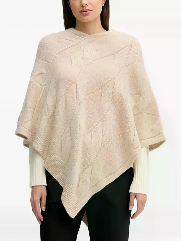 BENETTON Cable-knit Cape