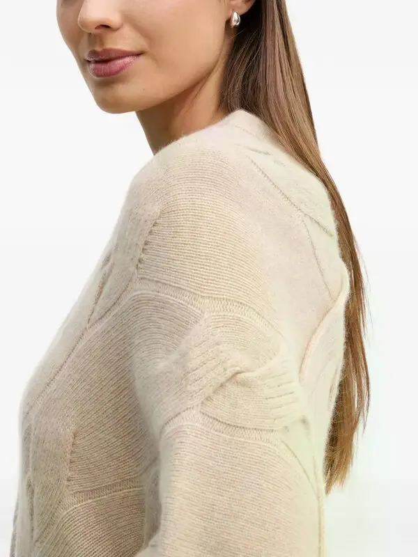 BENETTON Cable-knit Cape