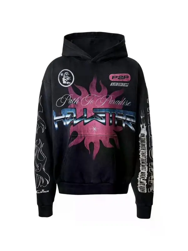 HELLSTAR Graphic Print Hoodie