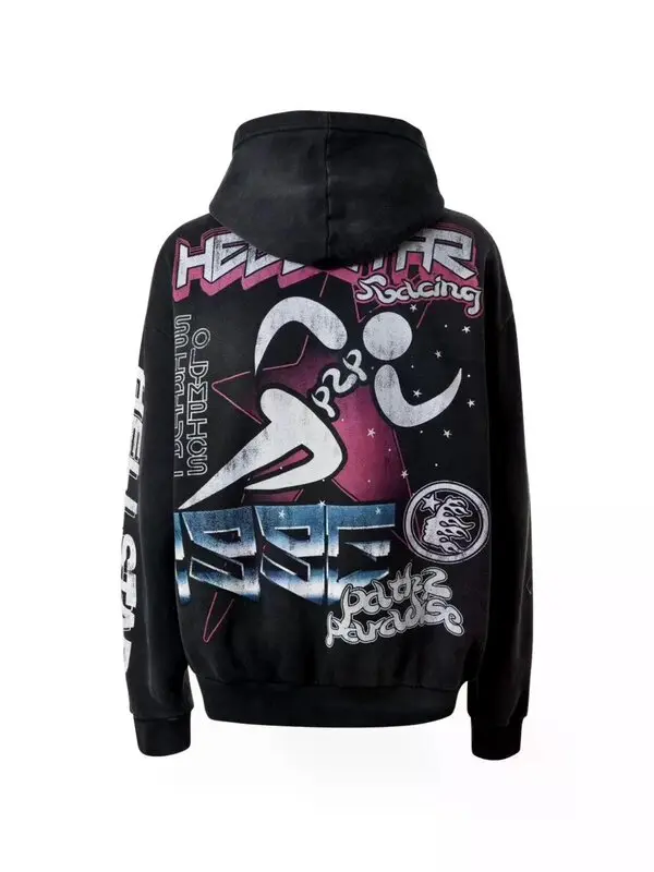 HELLSTAR Graphic Print Hoodie