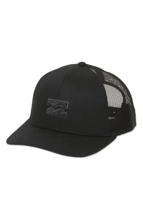 BILLABONG All Day Snapback Trucker Hat - Black
