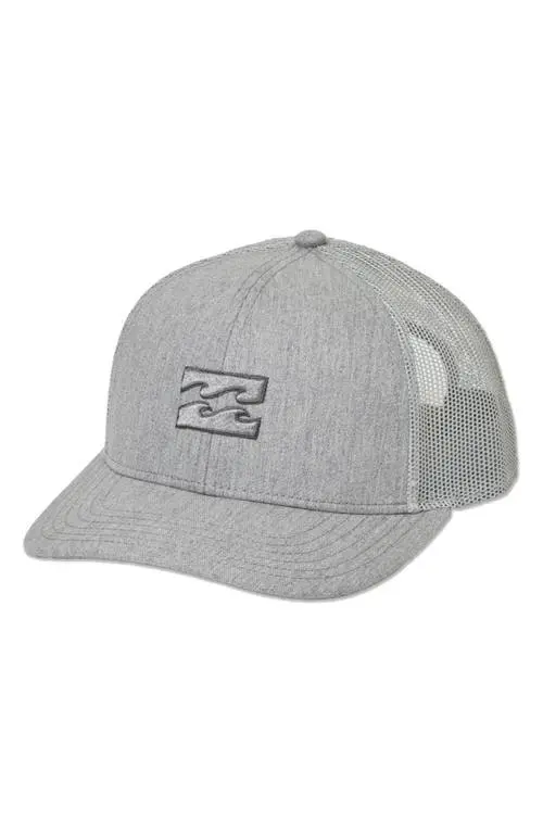 BILLABONG All Day Snapback Trucker Hat - Heather Gray